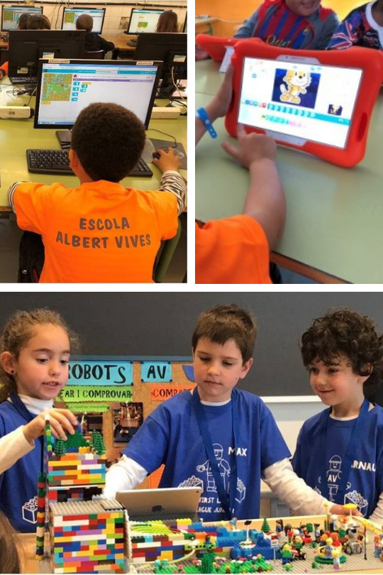 Robots and computational thinking at Mn. Albert Vives School in Spain ...